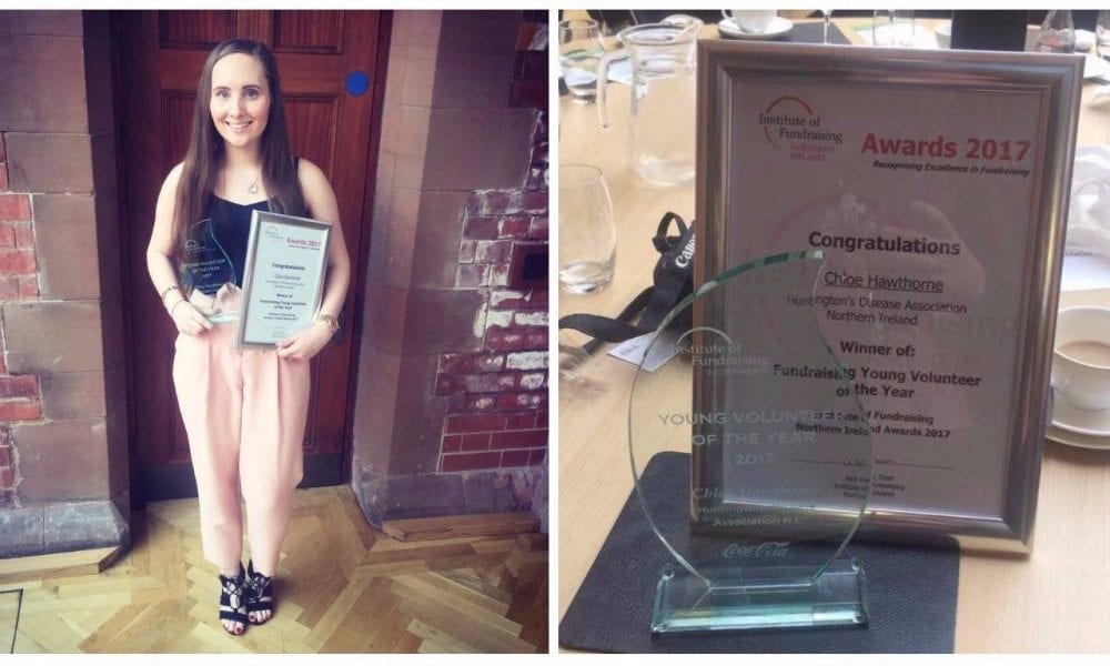 Inspirational Chloe crowned NI Fundraising Young Volunteer of the Year ...