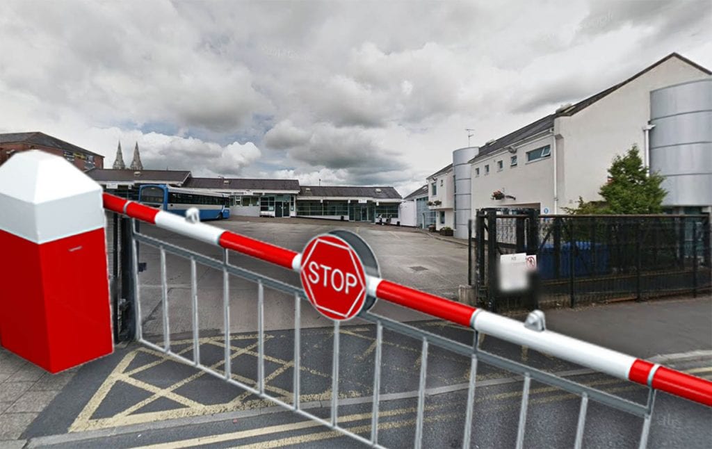 Barrier system bid to end nuisance access to main Armagh bus yard ...