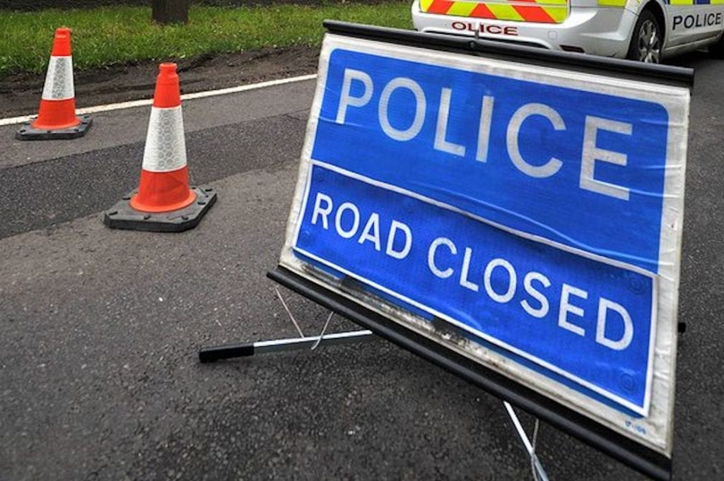 Road closure on A1 after two vehicle collision – Armagh I