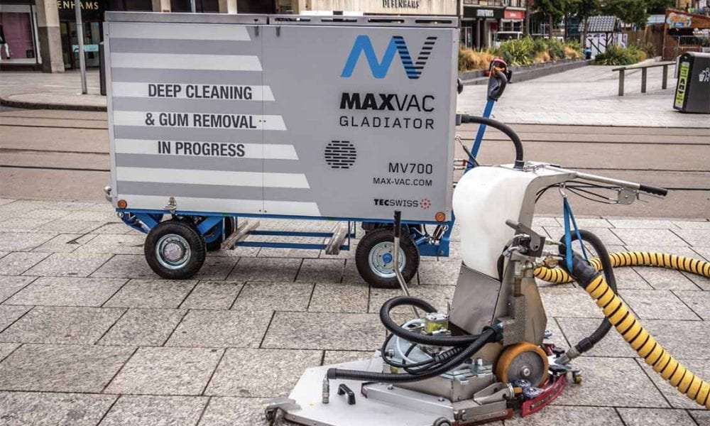 Gladiator machine has arrived to put chewing gum mess to the sword ...