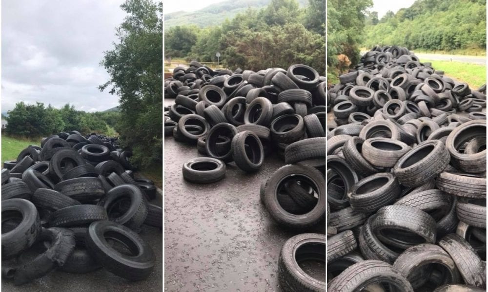 Appeal to motorists as hundreds of tyres dumped along motorway north of ...