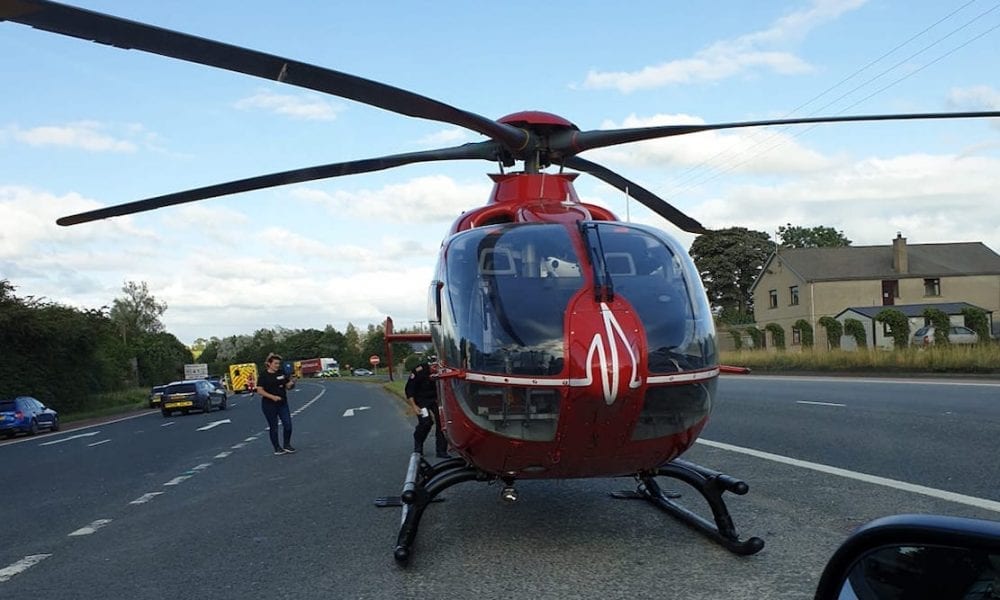 Man in his 20s dies following three-vehicle collision on M1 – Armagh I