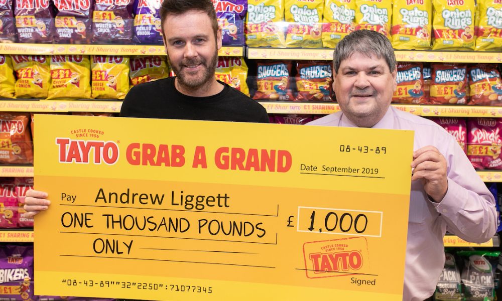 Portadown DJ scoops a grand after buying packet of Tayto in Richhill ...