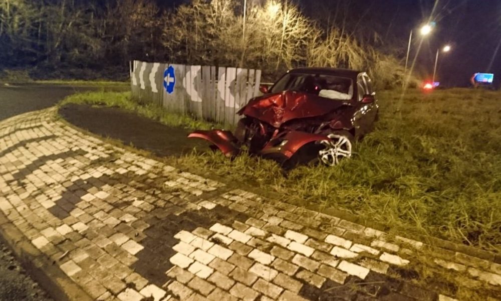 Drink driver was three times legal limit as he smashes car into major ...