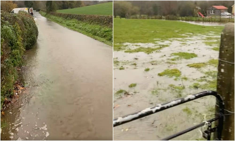 Watch: Flooding problems on rural Armagh road being reviewed says ...