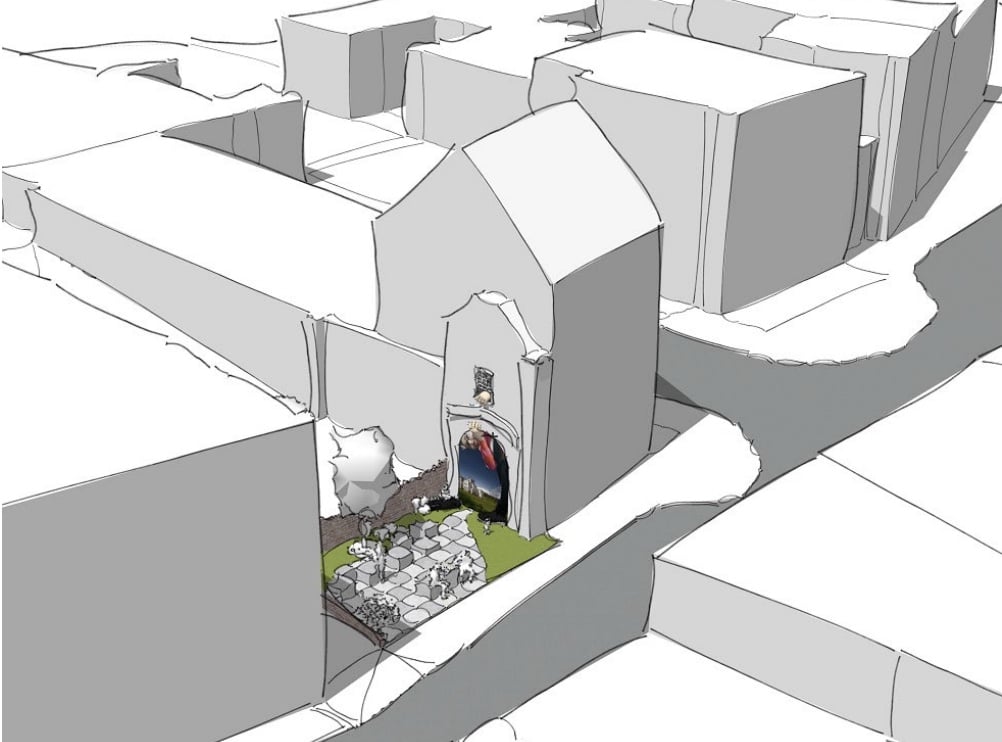 Long-vacant Armagh site to become mini city centre park – with seats ...