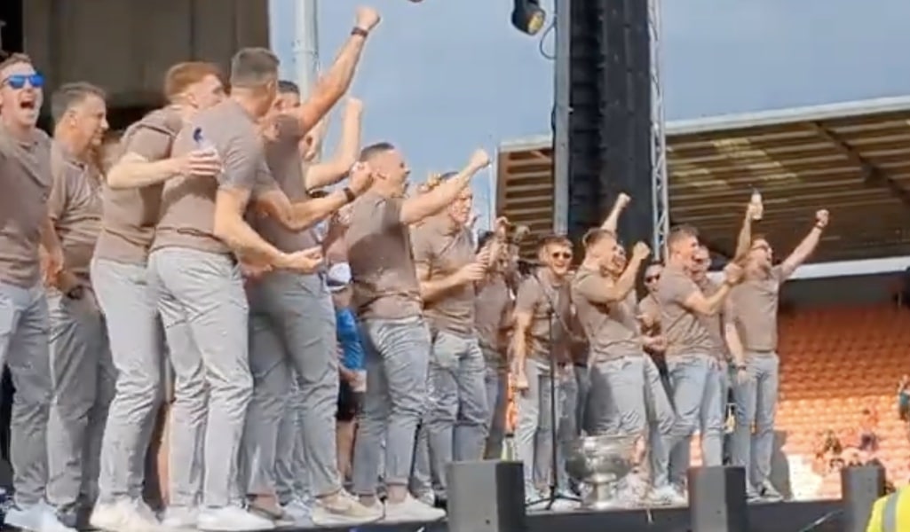 Watch: Thousands of Armagh fans descend on Athletic Grounds to welcome ...