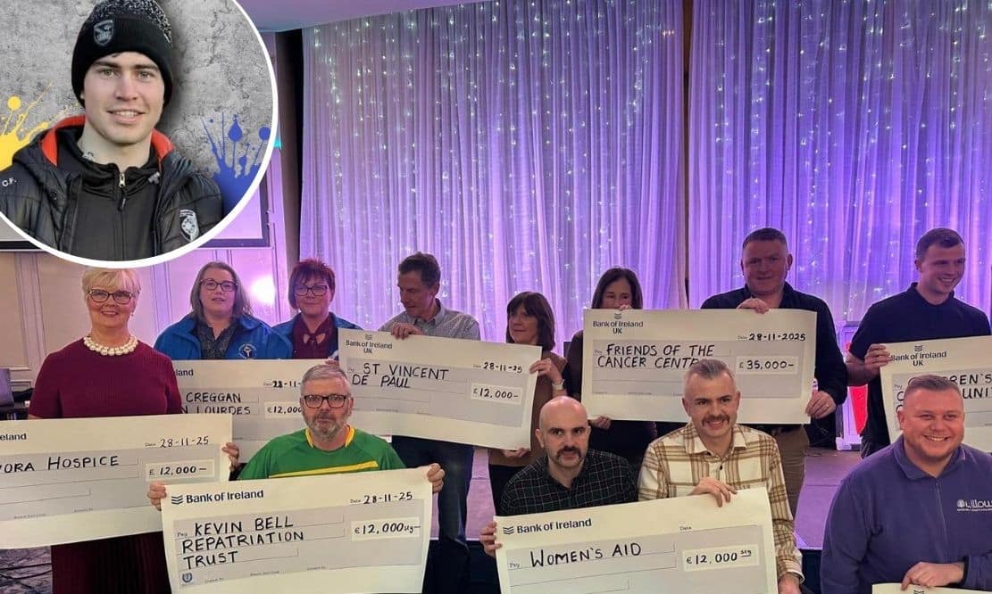 ‘Magnificent’ sum split between charities in memory of Crossmaglen’s ...